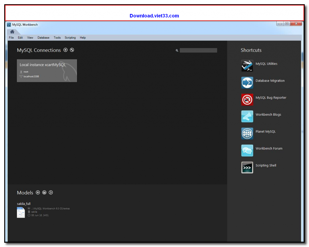 Download MySQL Workbench