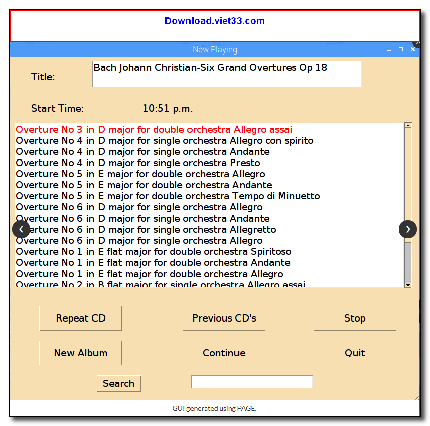 Download PAGE - Công cụ phát triển GUI dành cho Python, sử dụng thư viện Tkinter