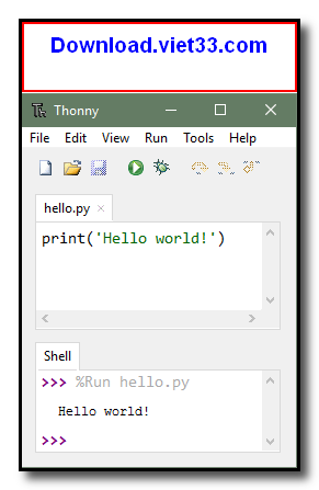 Download Thonny - Phần mềm lập trình Python