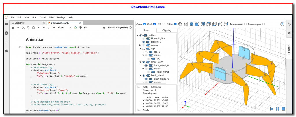 Download CadQuery– Công cụ thiết kế 3D bằng Python, mạnh mẽ và linh hoạt