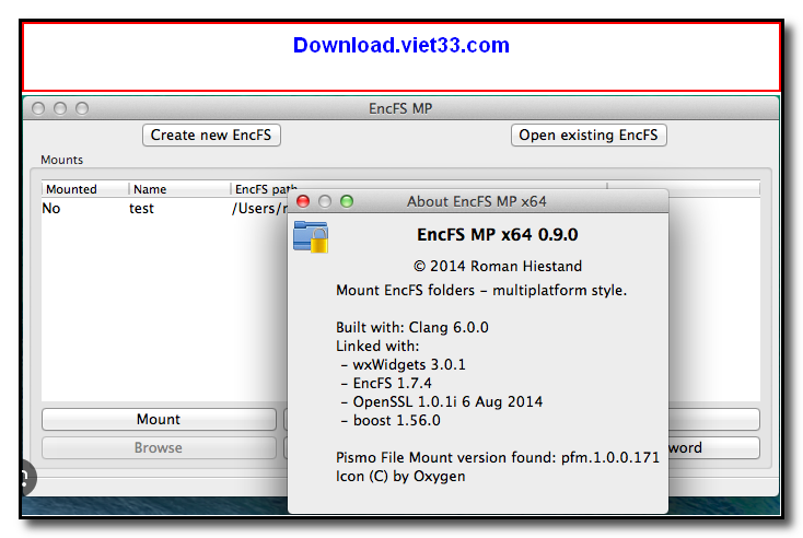 Download EncFSMP– Giải Pháp Mã Hóa Dữ Liệu An Toàn