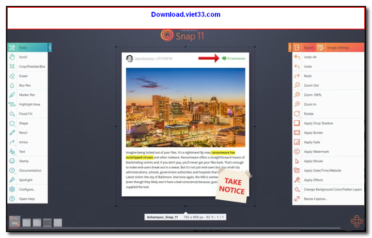 Download Ashampoo Snap 11– Giải Pháp Chụp & Quay Màn Hình Chuyên Nghiệp