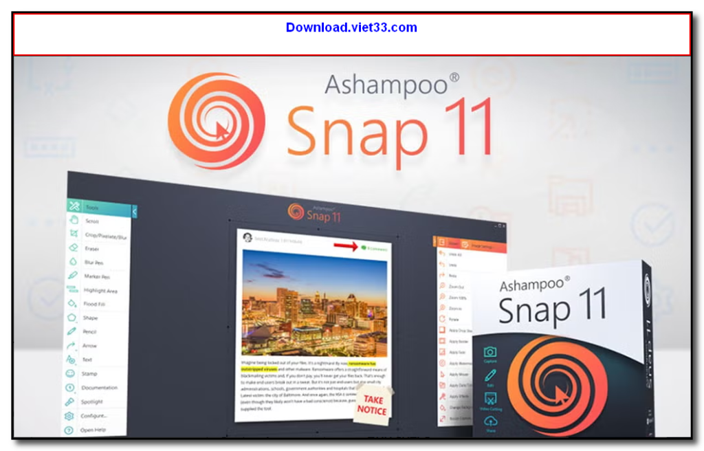 Download Ashampoo Snap 11– Giải Pháp Chụp & Quay Màn Hình Chuyên Nghiệp
